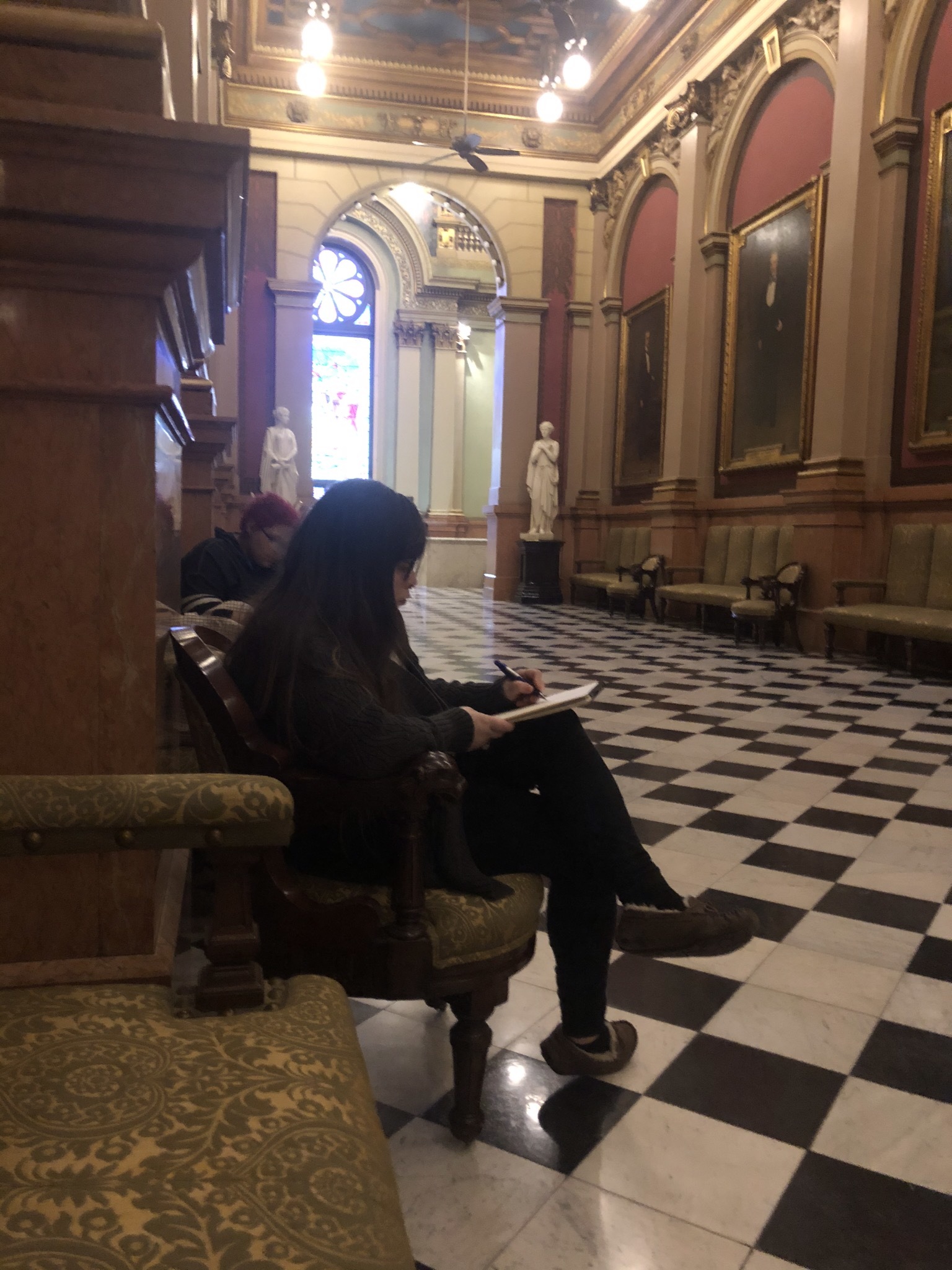 Students Tour and Draw in Philadelphia's Historic Masonic Temple ...