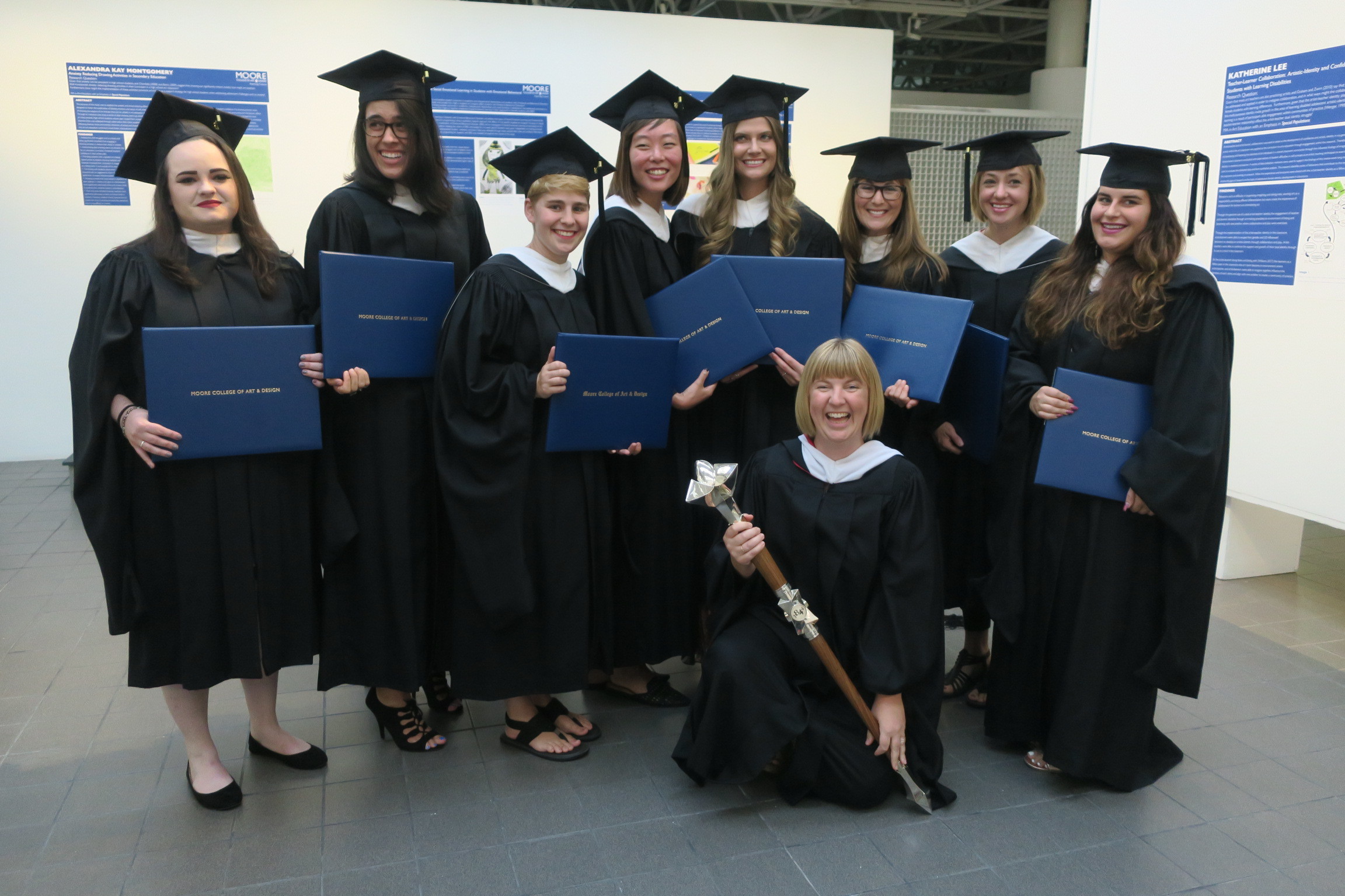 Nine Graduate in MA in Art Education Commencement Ceremony | Moore College