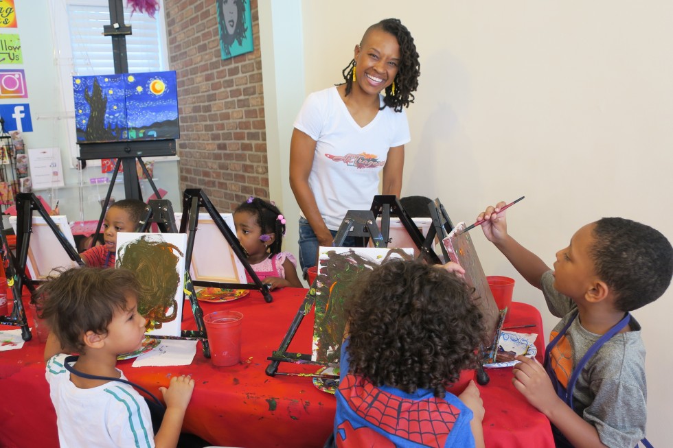 Moneek Pines '01 Paints Her Way to Success with ARTrageous Brush and ...