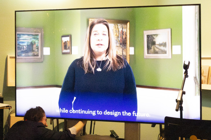 First Lady of Pennsylvania Lori Shapiro Gives Opening Remarks at "(re ...