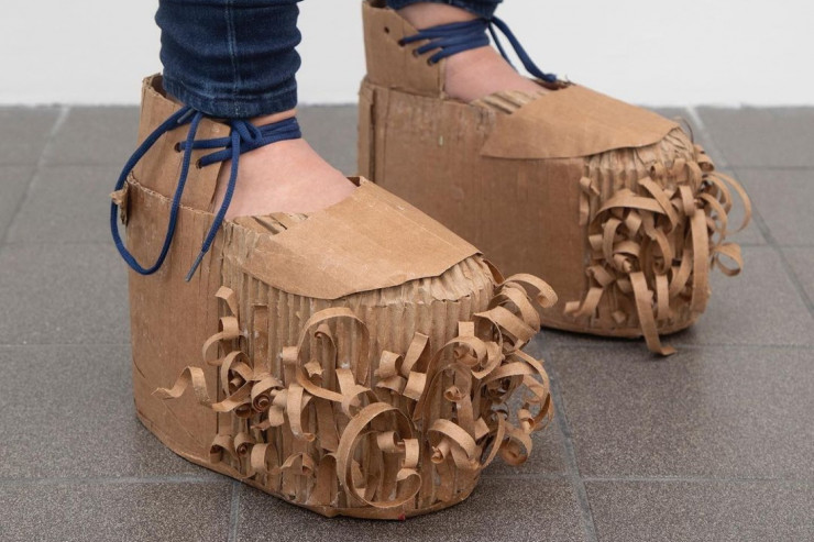 In Their Shoes: Getting Their Kicks From Cardboard | Moore College