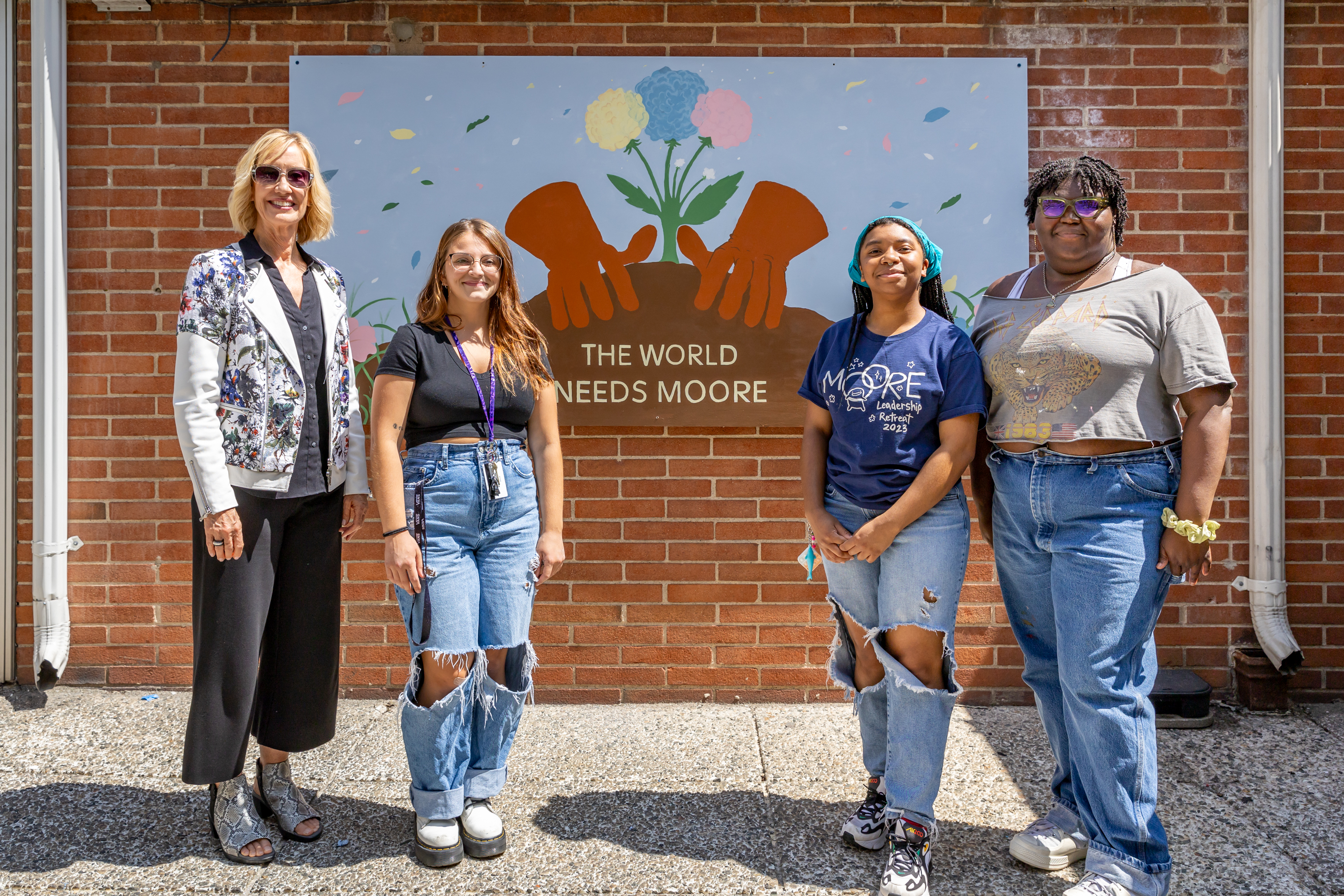 Mural Painted by First-Year Students Brings Color and Community to ...
